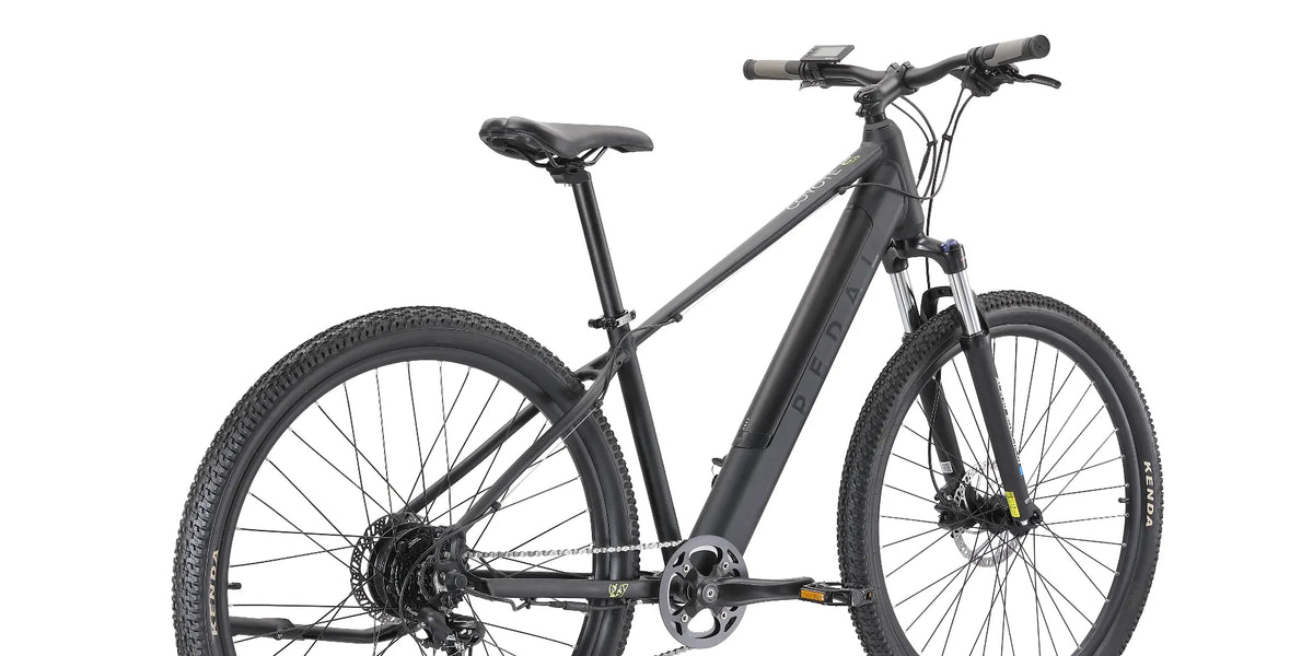 Pedal Coyote Electric Hardtail Mountain Bike Black – Pedal Bikes