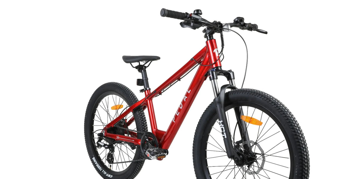 Pedal Warrior 24" Electric Mountain Bike Green | Pedal | Pedal Bikes