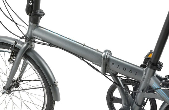 Pedal Dynamo 2 Electric Folding Bike Charcoal | Pedal | Pedal Bikes