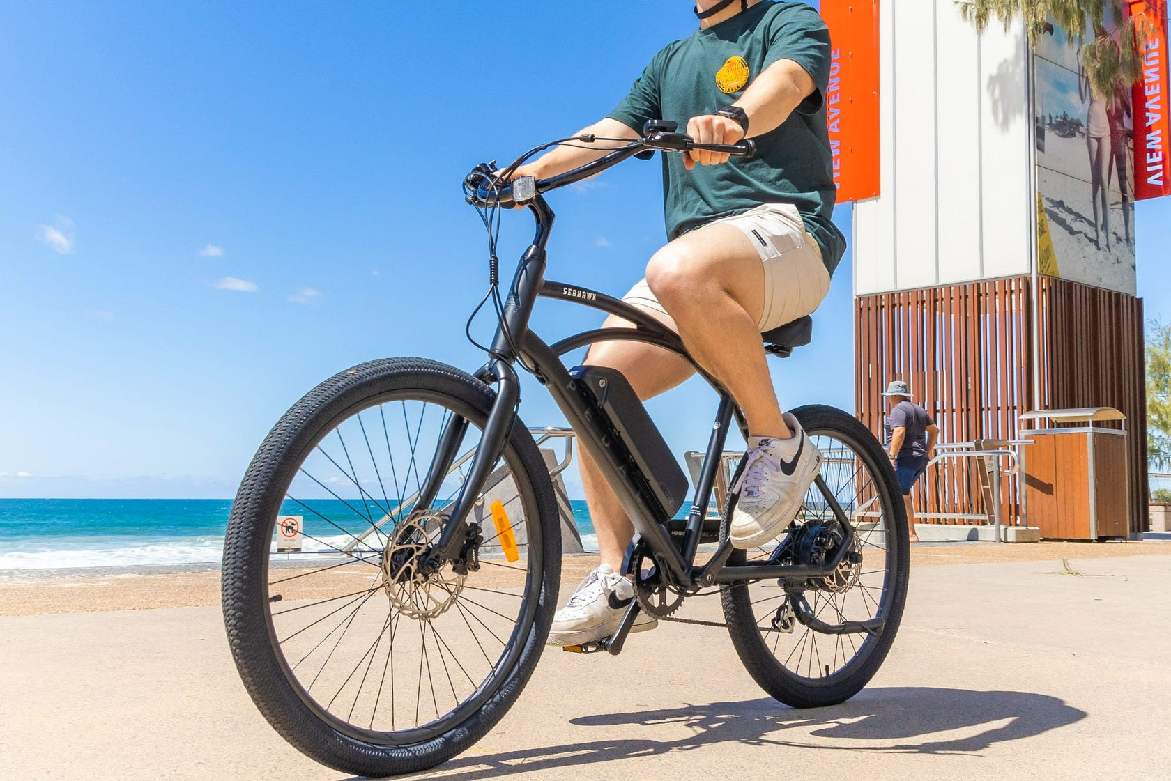 Pedal Seahawk Electric Cruiser Bike Black | Pedal | Pedal Bikes